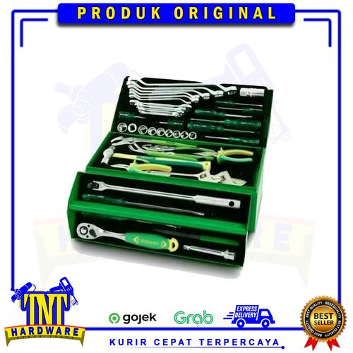 Jual TEKIRO MEKANIK TOOLS SET / TOOLS KIT 45 PCS BOX BESI ORIGINAL ...