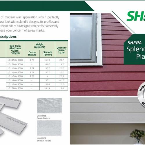 Jual SHERA Plank SPLENDID FACADE - Croton, 15x200x3000mm - Kota ...