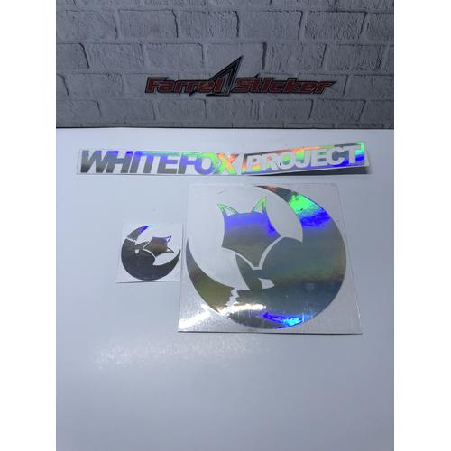 Jual Stiker WHITE FOX stiker WHITEFOXPROJECT - logo kecil - Jakarta ...