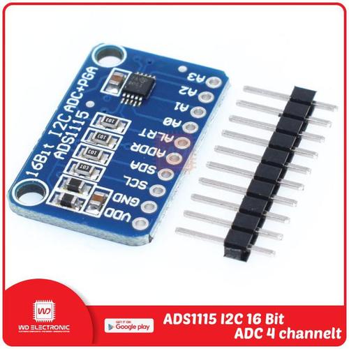 Jual ADS1115 16 BIT I2C ADC 4 CHANNEL ANALOG TO DIGITAL MODULE - Kota ...