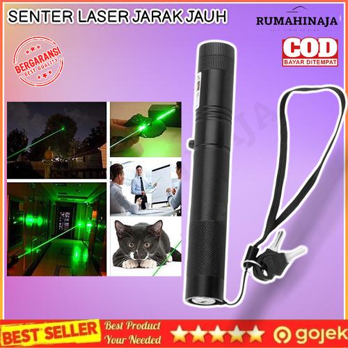 Jual Senter Laser jarak Jauh Pointer Green Laser Hijau Infinite Outdoor ...