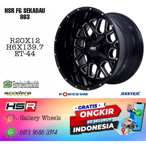 Jual Velg Mobil HSR FG Crusher Original Ring 20 Raptor Lebar 12 Inch ...