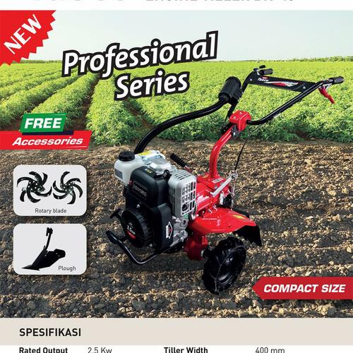 Jual Mesin Bajak Ladang / Mesin Traktor Mini Tasco BK 40 Tiler Tanah ...