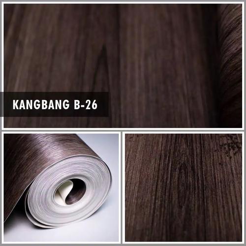 Jual walpaper dinding vinyl bertekstur premium tebal motif kayu isi ...