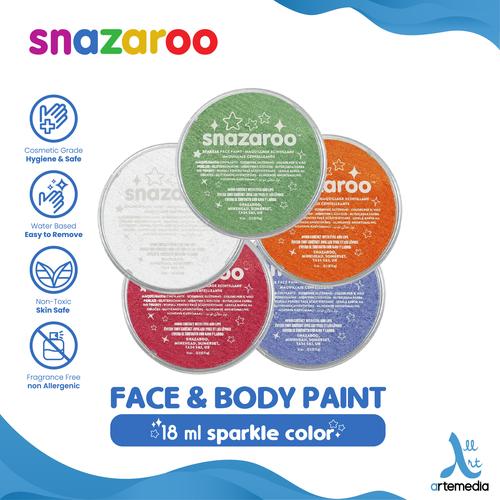 Promo Cat Muka Snazaroo Face Body Paint 18ml Sparkle Color - S YELLOW ...