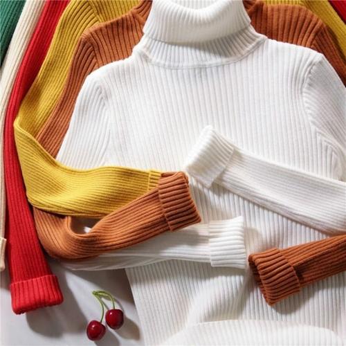 Jual KAOS Rajut Wanita Turtleneck Full Leher Ecer - Jakarta Barat ...