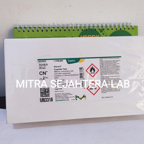 Jual 1.14798.0001 test kit Merck 200 Tes 114798 1.14798 Uji Cn Cyani de ...