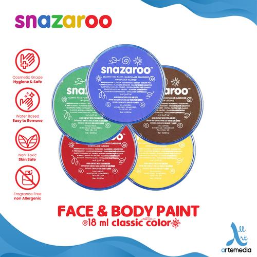Jual Cat Muka Snazaroo Face Body Paint 18ml Classic Color - WHITE ...