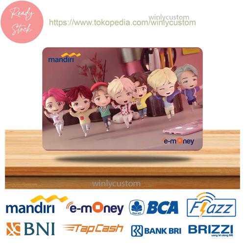 Jual Emoney Mandiri Etoll Gambar Animasi BTS Mini Doll by Mattel - 1 ...