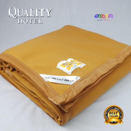 Jual Selimut Hotel Polos PEARL Coklat 150x200cm - Kota Tangerang ...