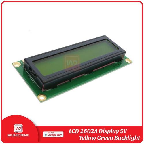 Jual LCD 1602 HIJAU LCD 16x2 HIJAU LCD DISPLAY 1602A YELLOW GREEN ...