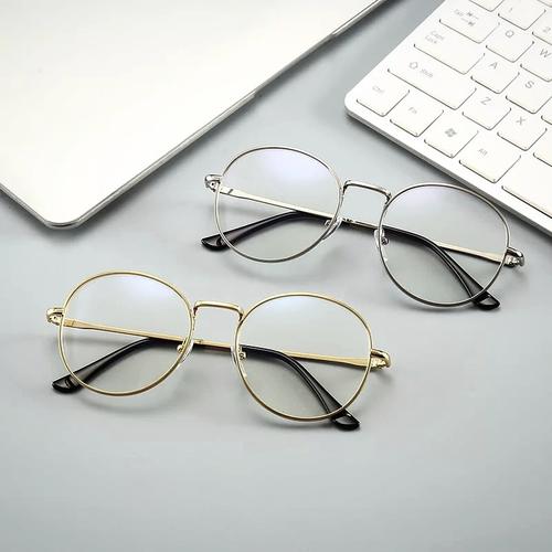 Jual KACAMATA FRAME BULAT PHOTOCROMIC TITANIUM MODEL TERLARIS - Hitam ...