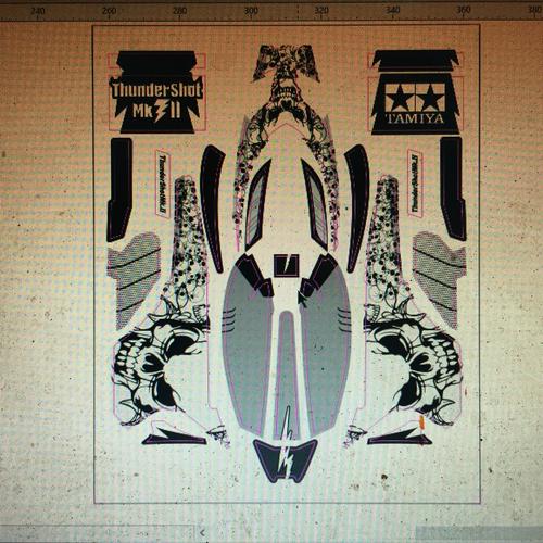 Jual TAMIYA THUNDER SHOT MK II CUSTOM DECAL - Kota Malang ...