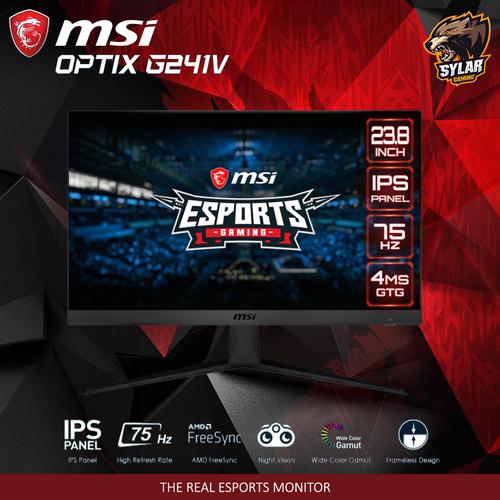 Jual MSi Optix G241V 75Hz Gaming Monitor - Jakarta Pusat - Sylar Gaming ...