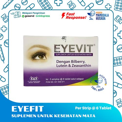 Jual EYEVIT SUPLEMEN KESEHATAN MATA PER STRIP @ 6 TABLET - Kota ...