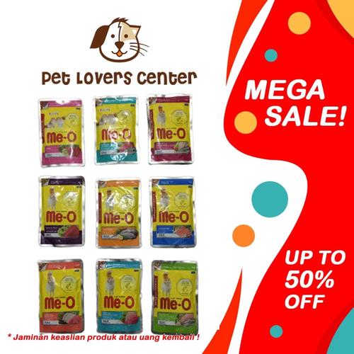 Jual MEO POUCH KITTEN & ADULT 80 GR / WET FOOD - BEEF AND LAMB - Kota ...