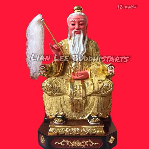 Jual patung dewa tai sang lao kun full kayu 12" inch - Jakarta Utara ...