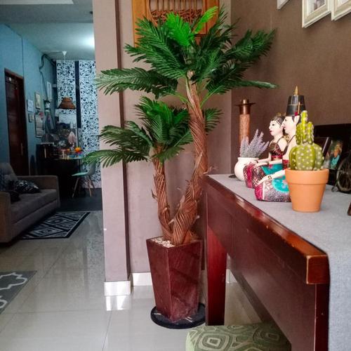 Jual Tanaman Pohon Palem Hias Artificial Tinggi 150cm Tapas Cabang 2 ...