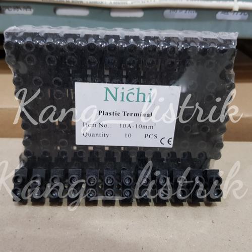 Jual Terminal Block Plastik 10mm - 10A Hitam Per 1 Batang - Putih - Kab ...