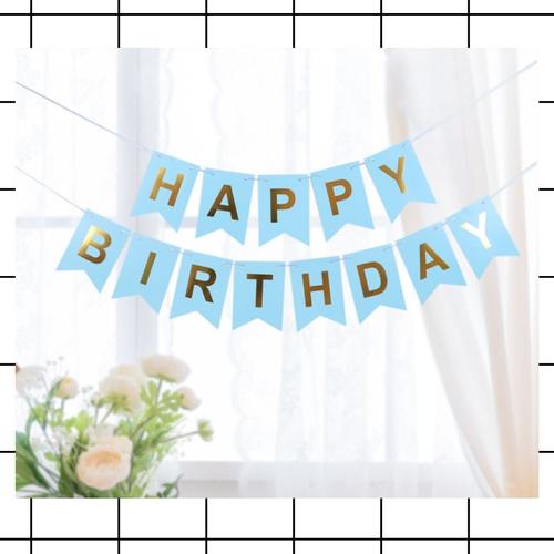 Jual Benner Letter / Benner Ulang Tahun / Benner Happy Birthday - Hitam ...