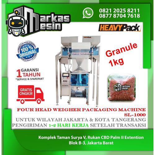 Jual Mesin Sachet Otomatis Snack Granule Butiran 1KG SL-1000G HEAVYPACK ...