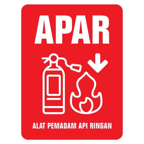 Jual Sign Apar - Petunjuk Apar - Rambu Alat Pemadam 20 x 15 - Kota ...