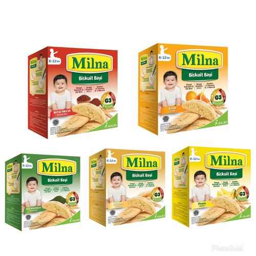 Jual Milna Biskuit Bayi Food Baby Snack Makanan Cemilan Anak - Original ...