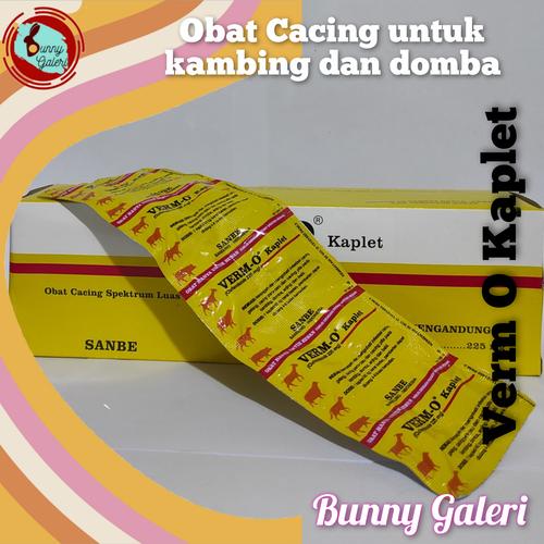 Jual Obat Cacing VERM O KAPLET antelmintik berspektrum luas - 1 Strip ...