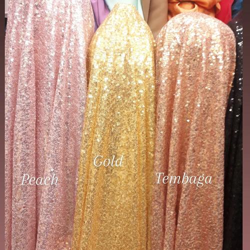 Jual Bahan sequin/Kain seribu payet/Kain sequin/gold - Jakarta Pusat ...