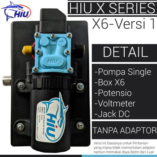 Jual Pompa Hiu Box X1 Series 100 PSI dilengkapi Potensio & Voltmeter X6 ...