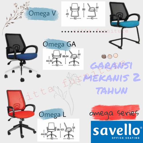 Jual Kursi Kantor Savello Omega tanpa senderan kepala - Omega L No. 2 ...