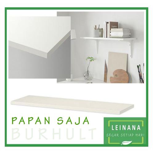 Jual PAPAN rak dinding / ambalan putih PAPAN SAJA untuk rak buku ...