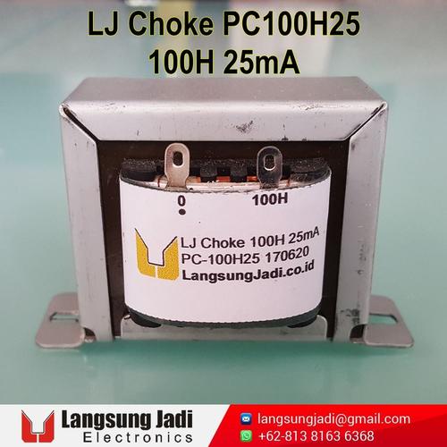 Jual LJ Choke LC-100H25 100H 25mA for PSU and Plate Anode Cathode Load ...