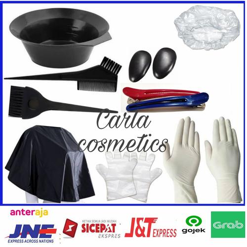 Jual alat cat rambut mangkok,sisir cat , jepit rambut ,sarung tangan ...