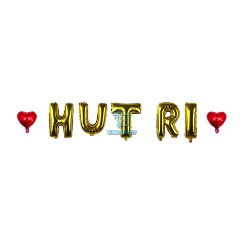 Jual Set Foil Huruf Spesial "I RI / DIRGAHAYU RI / HUT RI" Kemerdekaan ...