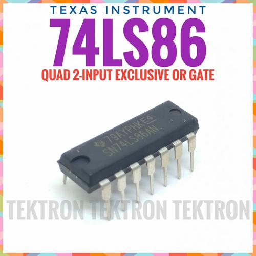 Jual Texas Instruments 74LS86 SN74LS86N 7486 - Kota Bandung - tektron | Tokopedia