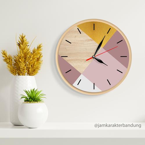 Promo JAM DINDING KAYU MINIMALIS UNIK MODERN SCANDINAVIAN SCB - SCB04 ...