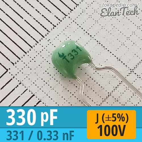 Jual 330pF / 331 MLCC Torch Ceramic Capacitor 330 pF Kapasitor ElanTech ...
