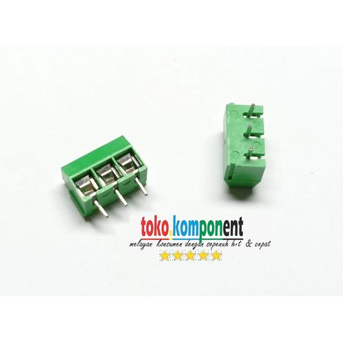 Jual Terminal Block PCB 3P Blok 3 Pin hijau pin blok - Kota Semarang ...