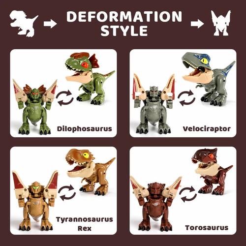 Jual Figure Dinosaurus Robot Deformation Transformasi / Mainan Anak ...