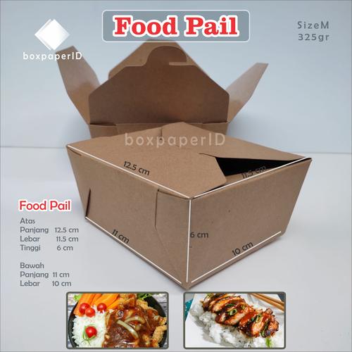 Jual FOOD PAIL M/PAPER RICE BOX/RICEBOWL/DUS MAKANAN/DUS NASI GORENG ...