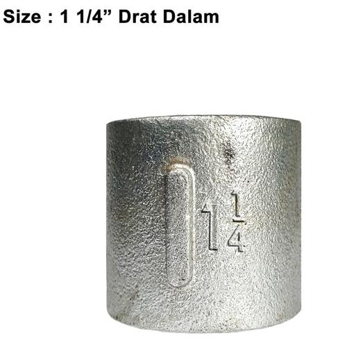 Jual SOCK 1 1/4 BESI GALVANIS / SOK DRAT 1 1/4" INCH BESI / SOCKET ...