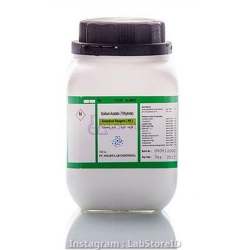 Jual Sodium Acetate Trihydrate Natrium Asetat (AR) 1 kg - Smartlab A ...