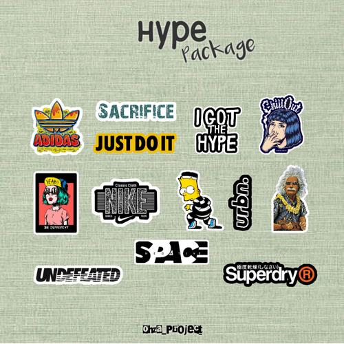 Jual STICKER CASE HANDPHONE LAPTOP TUMBLR DECAL JOURNAL BRAND HYPE ...