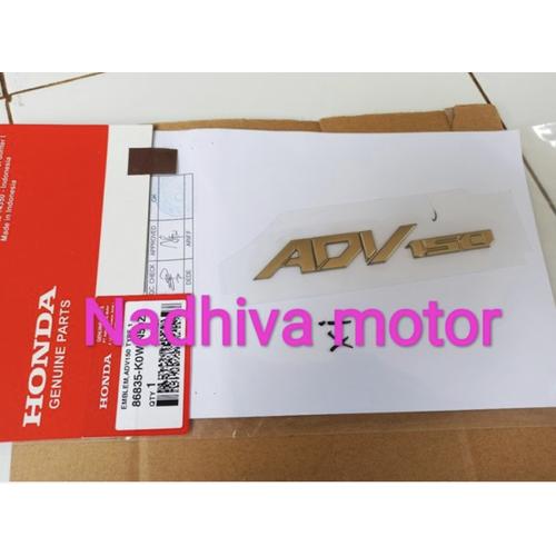 Jual Emblem merk ADV gold - Kiri/kanan - Kab. Bogor - Rifaldi Sticker ...