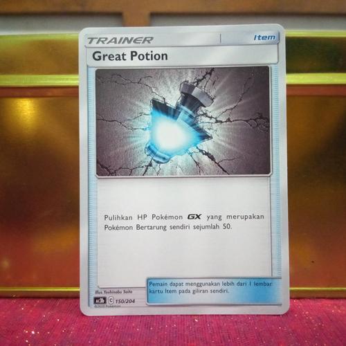 Jual Great Potion AC3b 150/204 kartu pokemon TCG Indonesia - Kota ...
