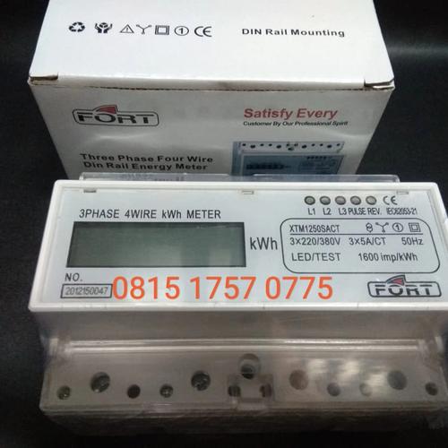 Jual KWH METER 3PHASE DIGITAL VIA CT XTM1250SACT FORT - Jakarta Pusat - JSM KENARI MAS | Tokopedia