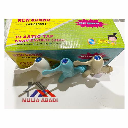 Jual KRAN ENGKOL (ABS)/KRAN TEMBOK NEW SANHO 1/2" - Jakarta Barat ...