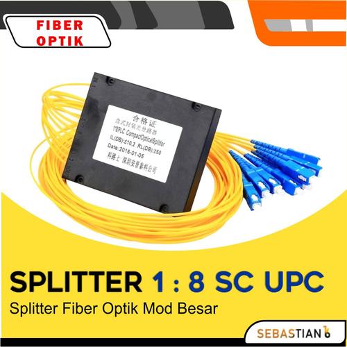 Jual pasif splitter/passive splitter 1:8 fiber optic - Kota Surabaya ...