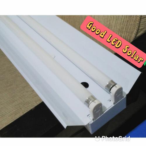 Jual KAP LAMPU TKO 2X18 WATT LED 2X8 WATT PANJANG 60CM LAMPU PHILIPS ...